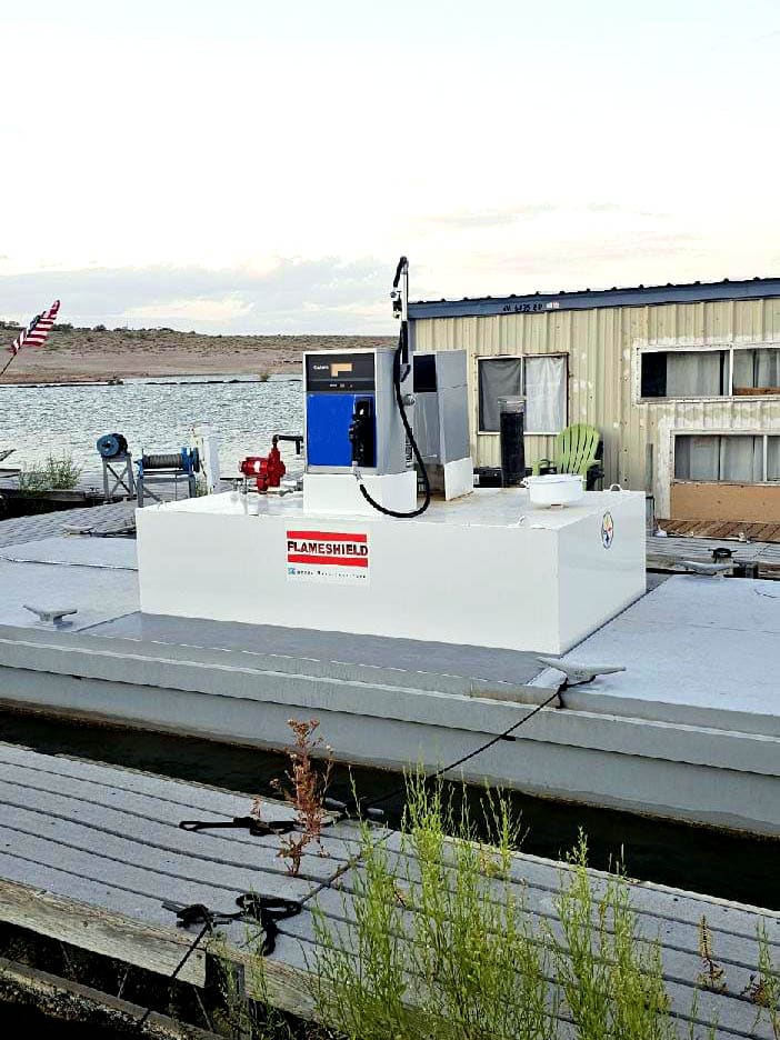 Floating Wayne Fuel Dispensers at Marina Del Sur - Eaton Sales ...